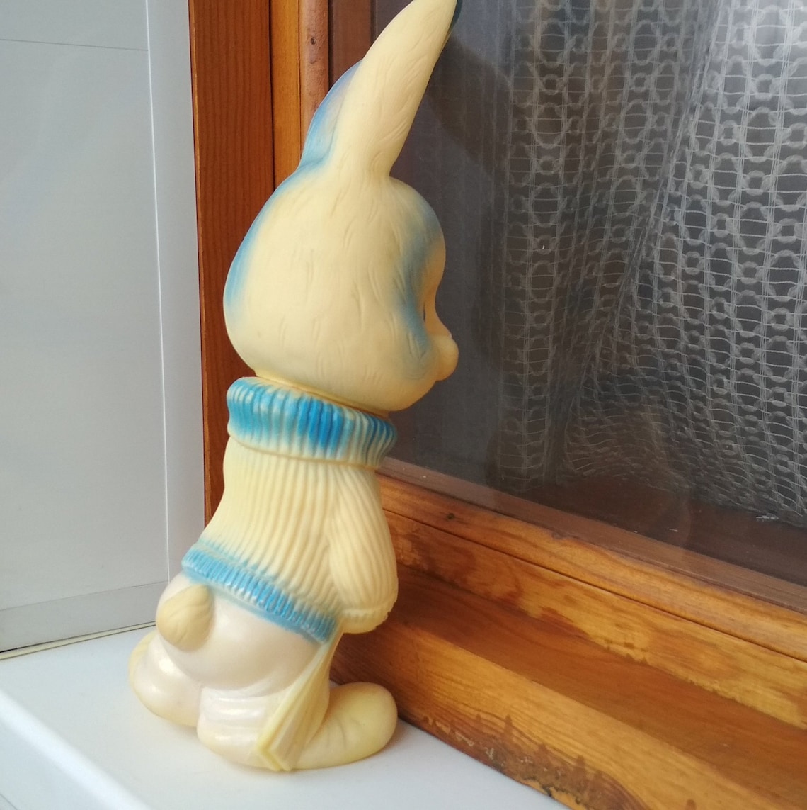Vintage Rubber Rabbit . Soviet Rubber Hare. Soviet Toys. - Etsy