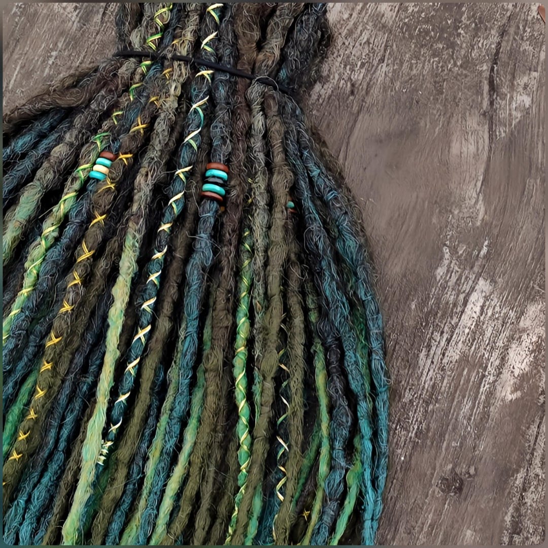 Synthetic Crochet Dreads Mix of Curly Dreadlocks and Textured Dreads ...