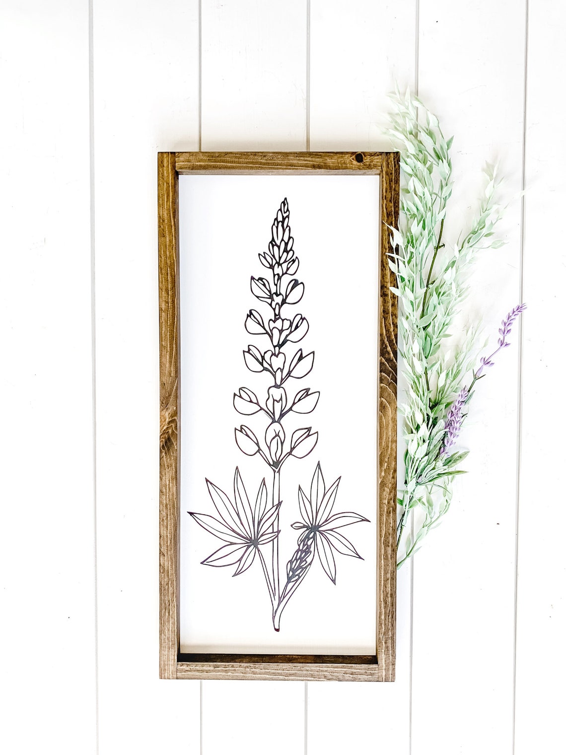 Alaskan Wildflower Farmhouse Sign Fireweed Sign Wildflower - Etsy