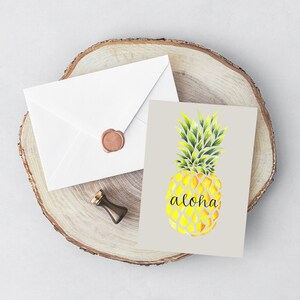 Aloha Downloadable Print Print Hawaiian Print Pineapple - Etsy
