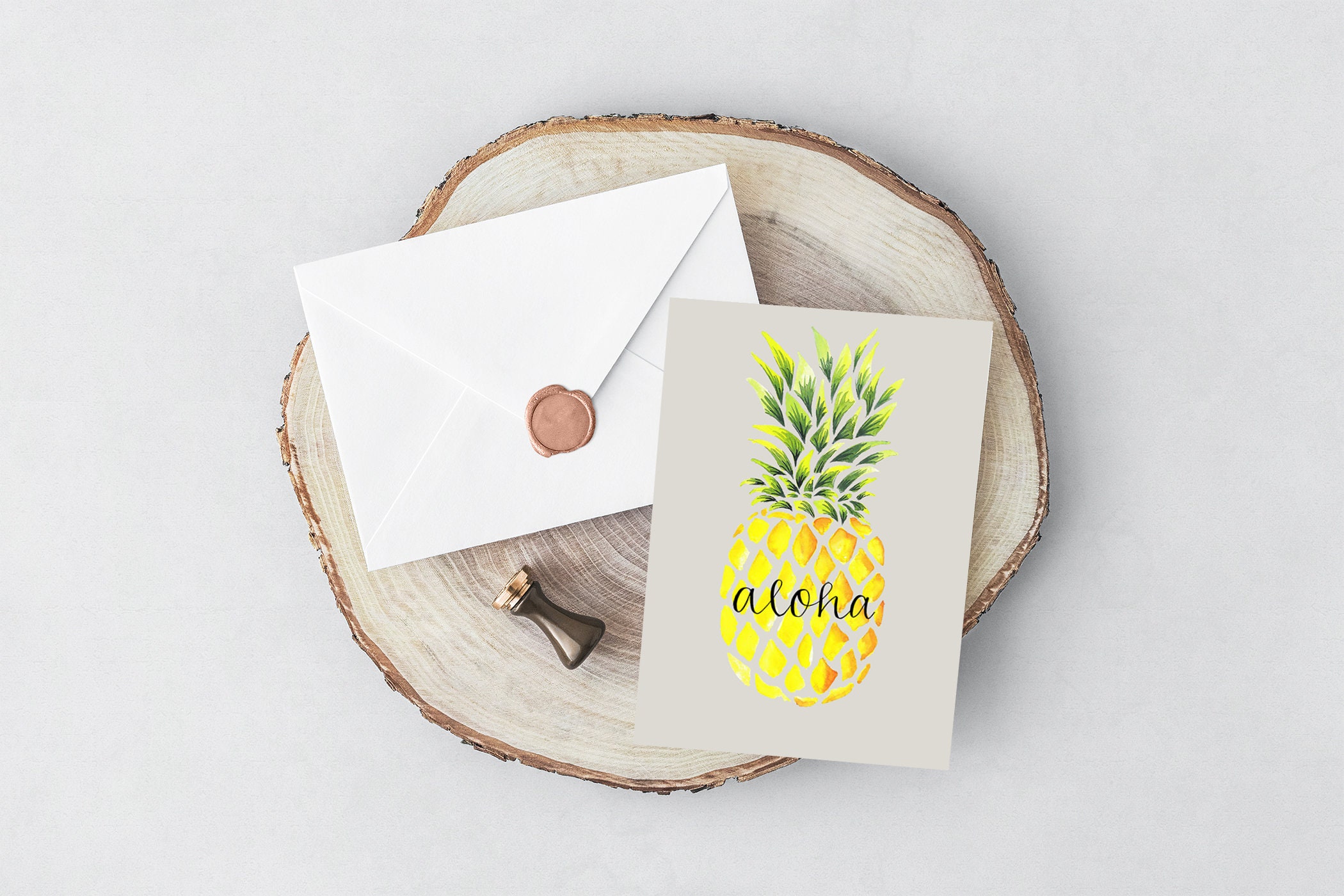 Aloha Downloadable Print Print Hawaiian Print Pineapple - Etsy