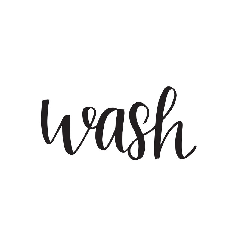 Wash. Dry. Fold. Repeat. Downloadable Print, PRINTABLE ART, Wall Decor ...