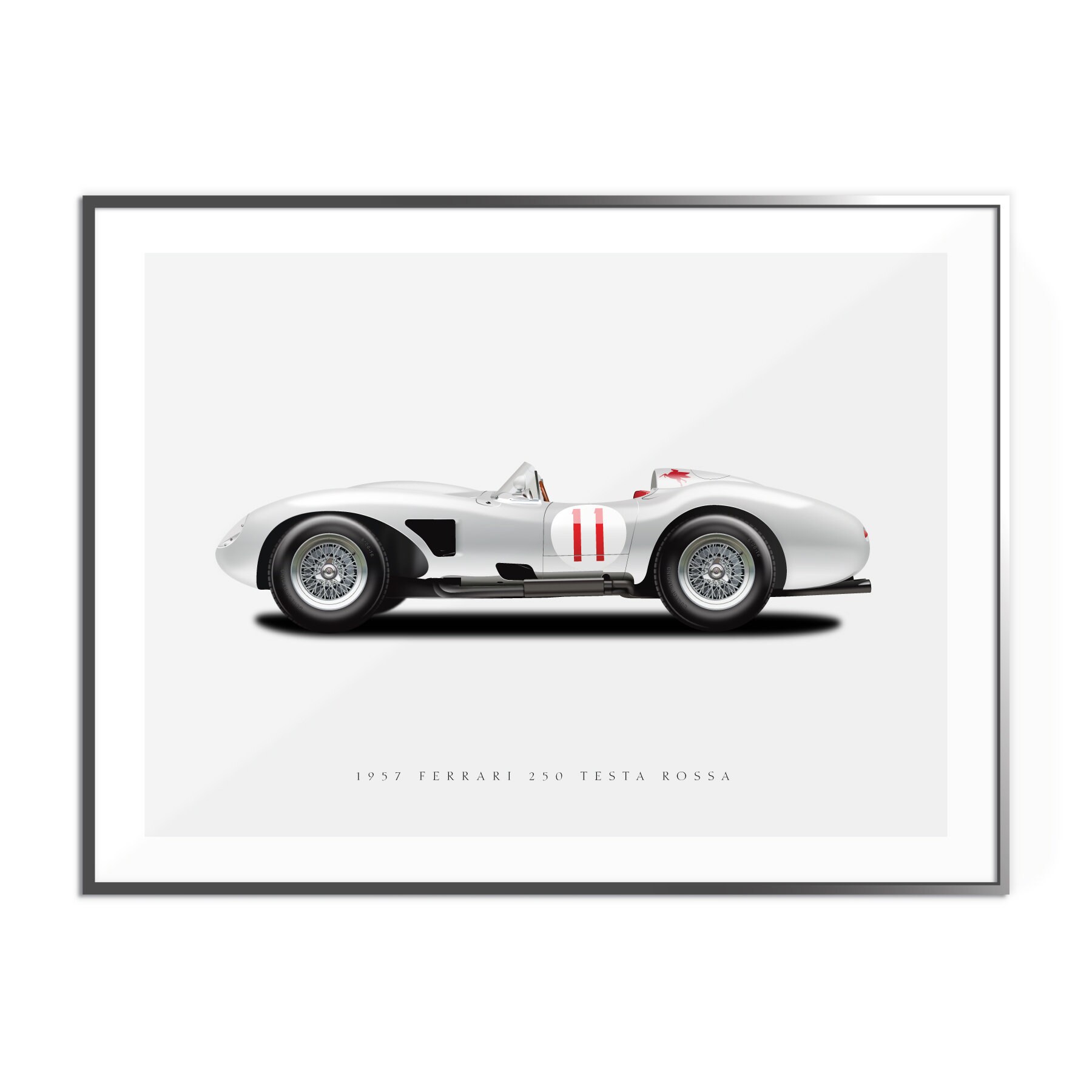 1957 Ferrari 250 Testa Rossa - Etsy