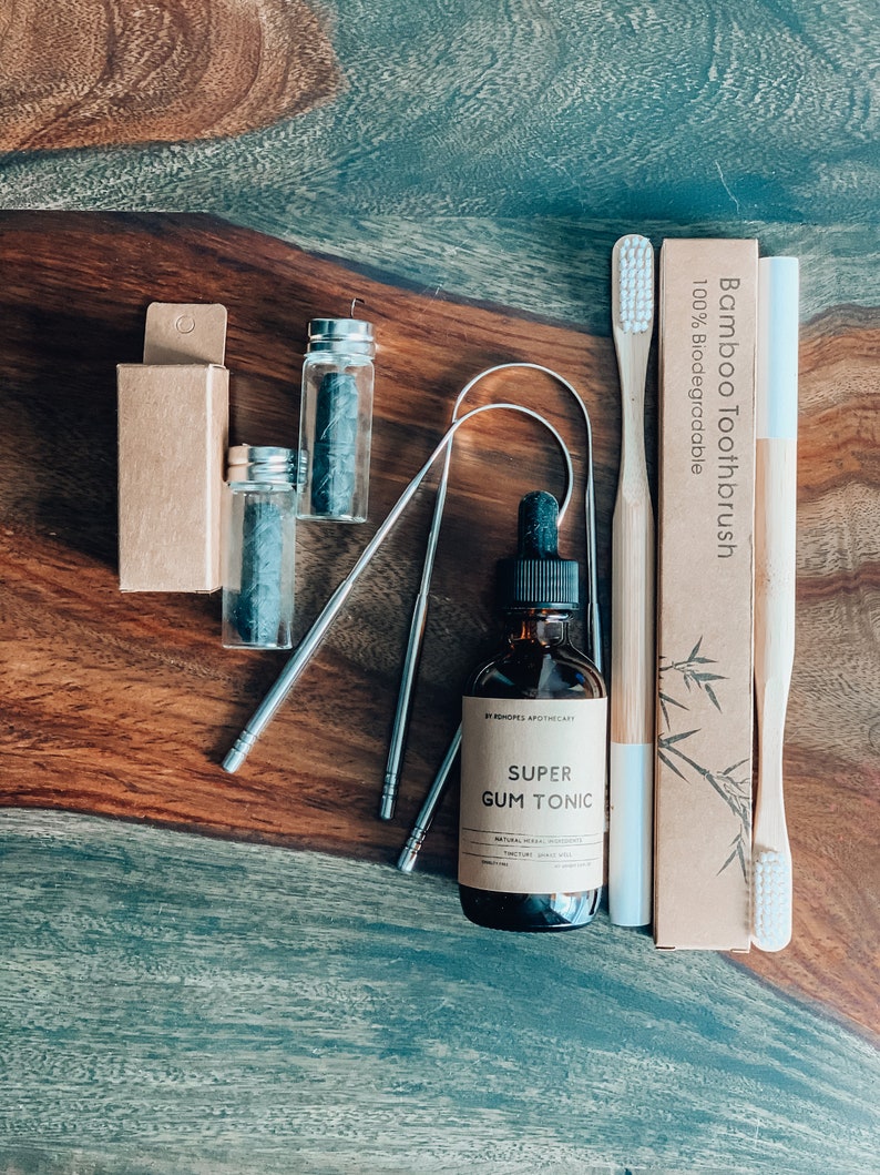 Sustainable Dental Gift Basket 2 of Each With Herbal - Etsy