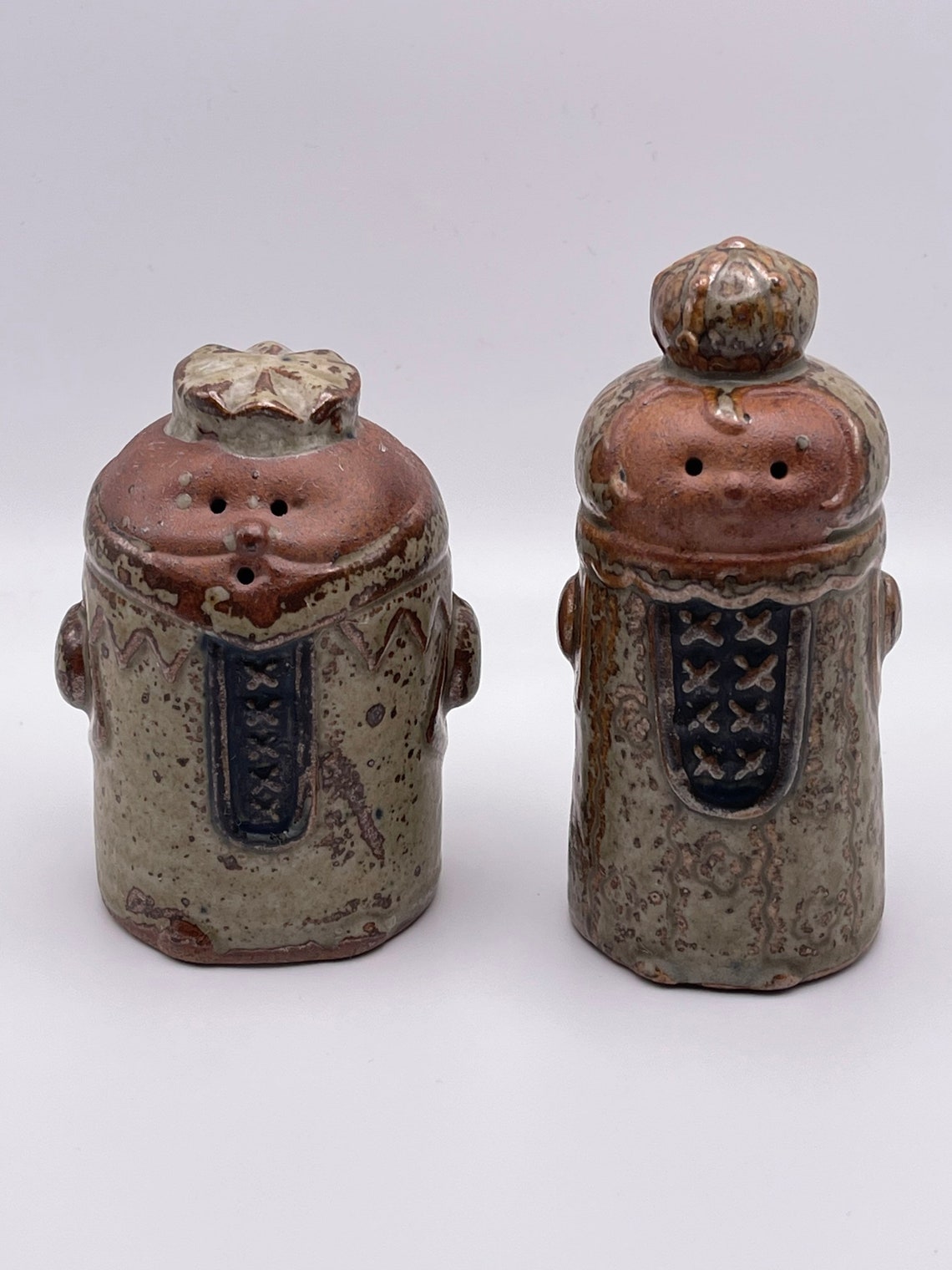 Vintage Knobler Japan King and Queen Ceramic Salt and Pepper - Etsy