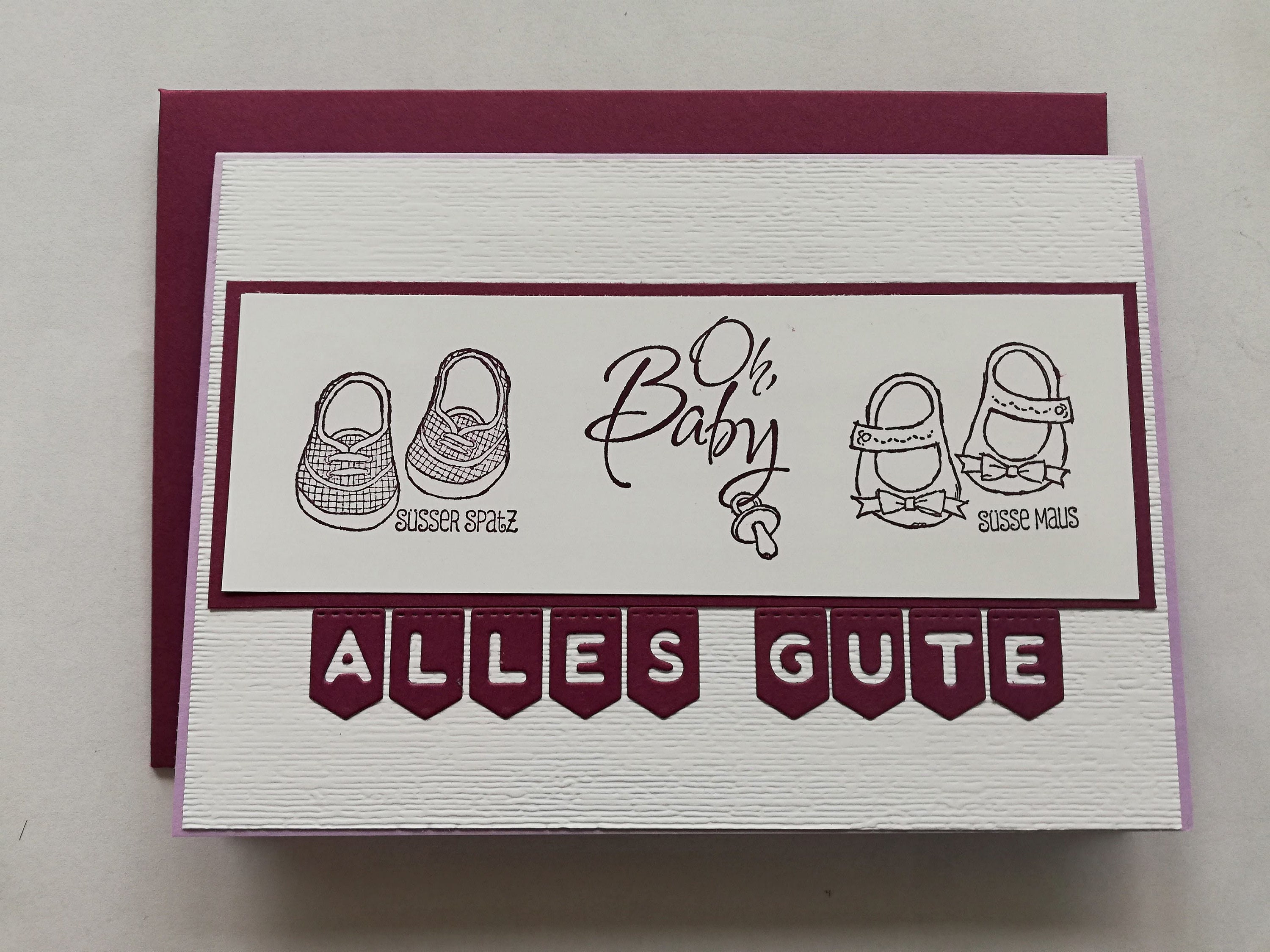 Karte zum Abschied in die Elternzeit - Etsy.de