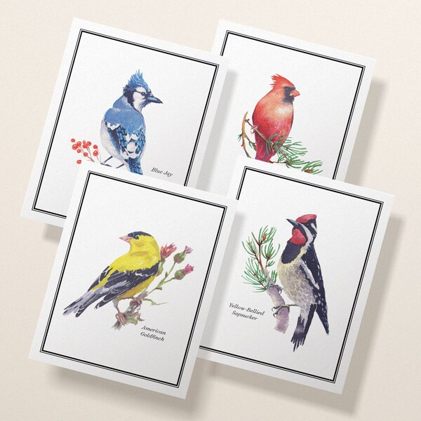 Blue Bird Card - Etsy