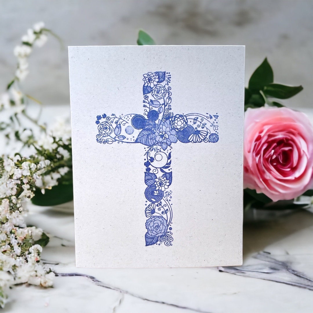 Christian Cross Note Cards Set of 12 Cards & Envelopes - Etsy