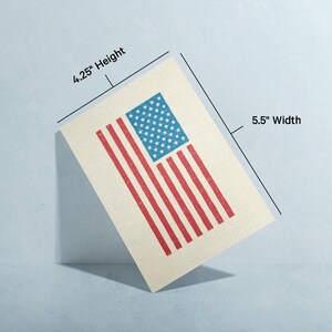 American Flag Note Cards | Patriotic Greeting Cards With Envelopes ...