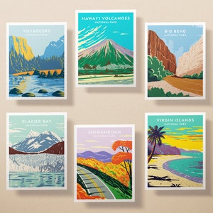 National Park Greeting Cards | USA Park Post Cards | Parks Souvenir ...