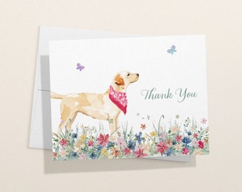 Labrador Thank You Cards - Etsy