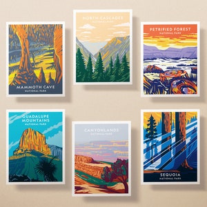 National Park Greeting Cards | USA Park Post Cards | Parks Souvenir ...