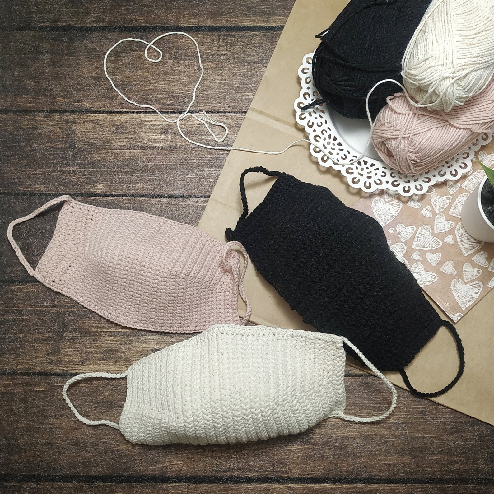 Mouth mask Crochet PATTERN for adult. Face mask and Dust rave | Etsy