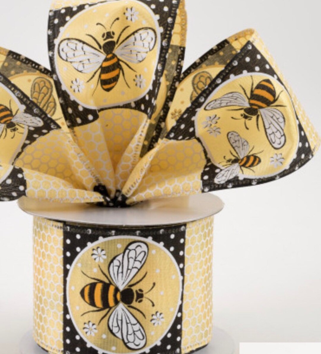 Bumblebee Block With Polka Dots - Etsy