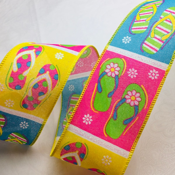 Flip Flops Fabric - Etsy