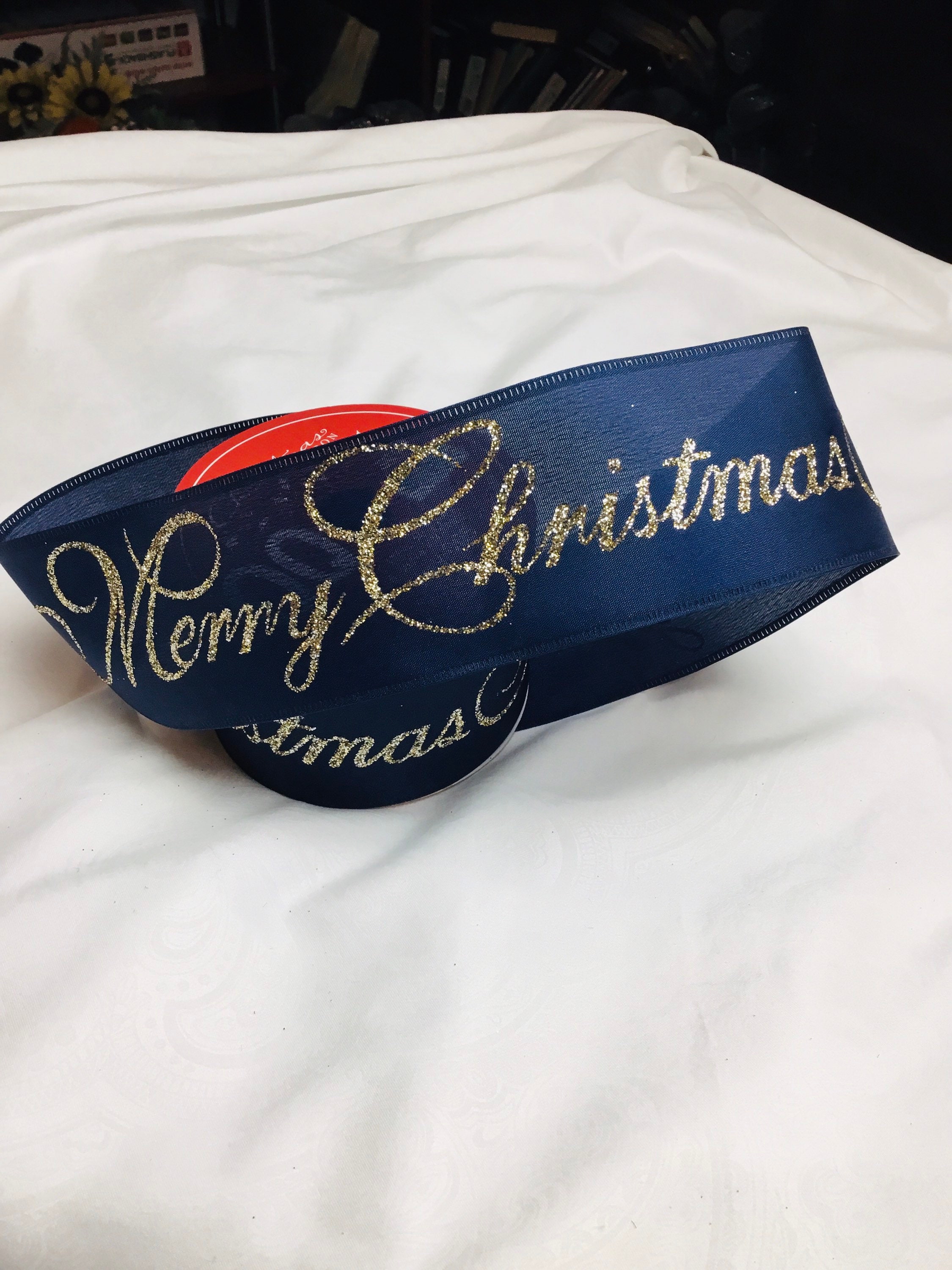 Navy Merry Christmas - Etsy