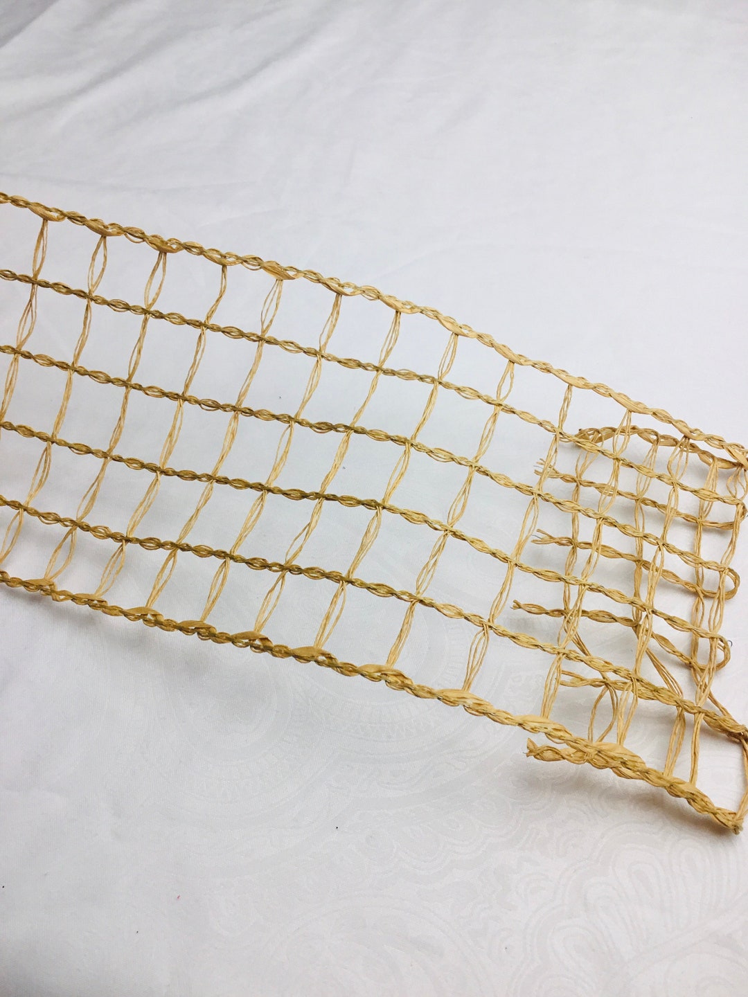 3 3/4 Natural Big Square Mesh Net - Etsy