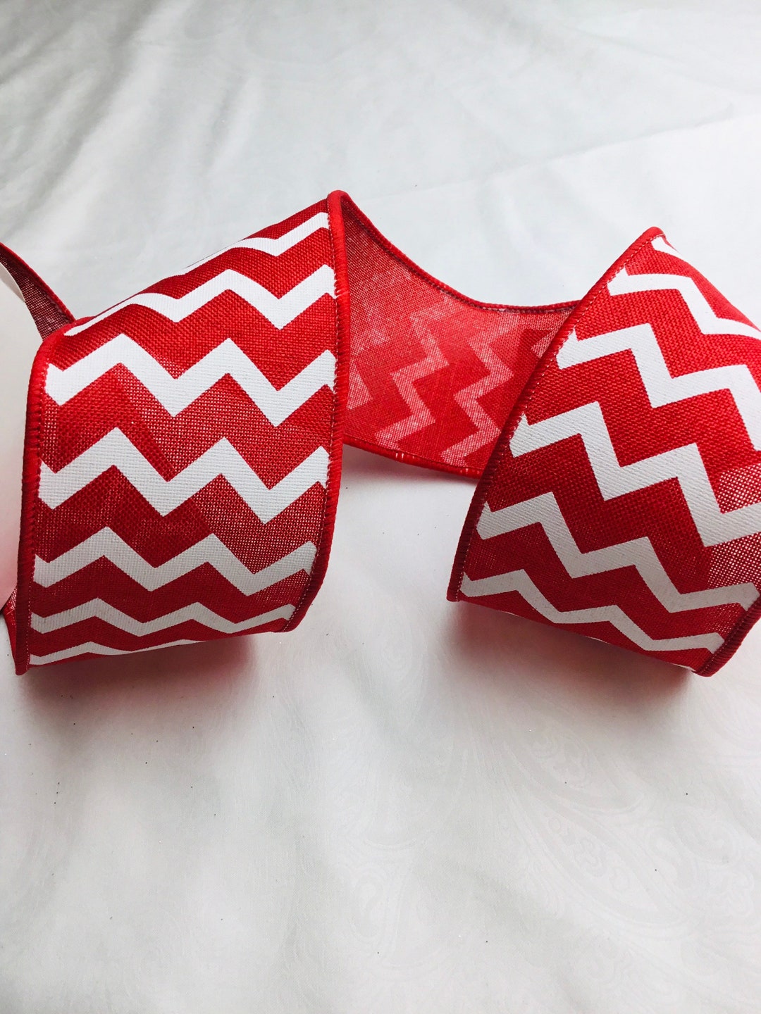 Red Chevron - Etsy