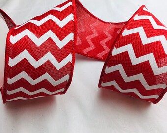 Red Chevron | Etsy