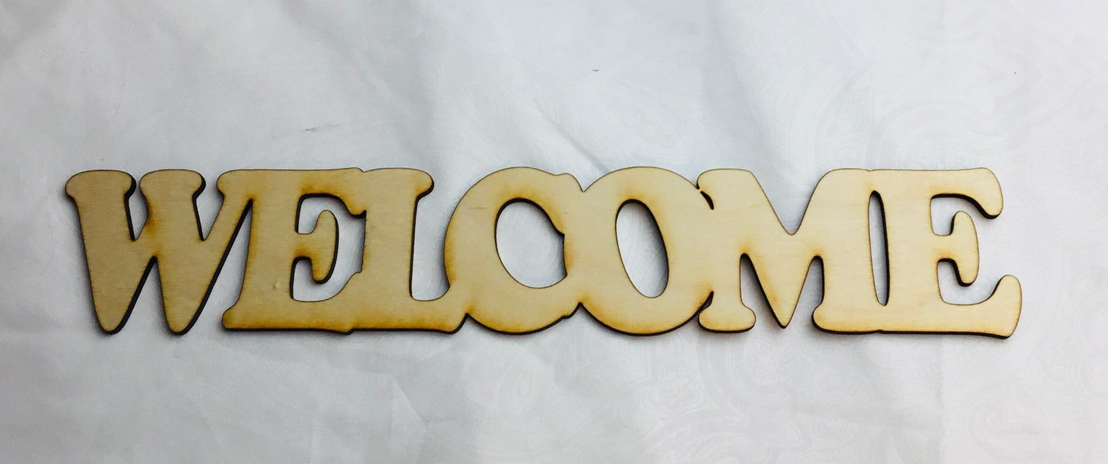 Laser Cut Welcome Sign /wreath Sign /craft Project - Etsy