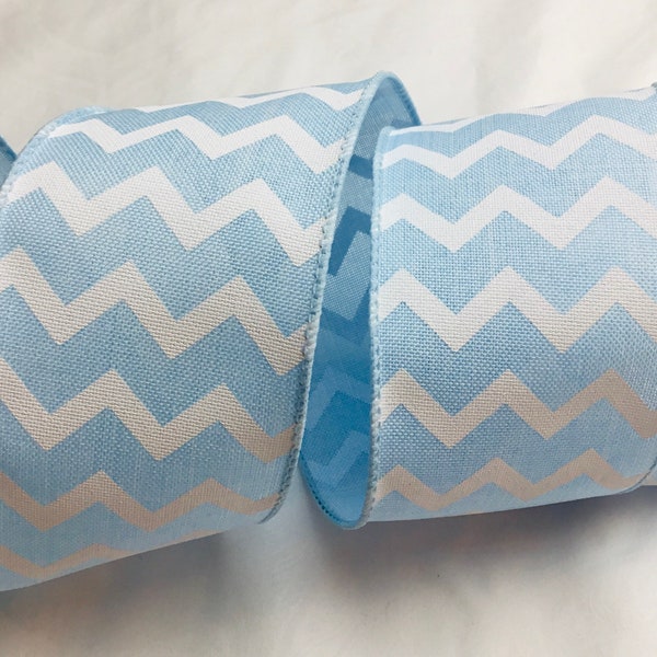 Light Blue Chevron - Etsy