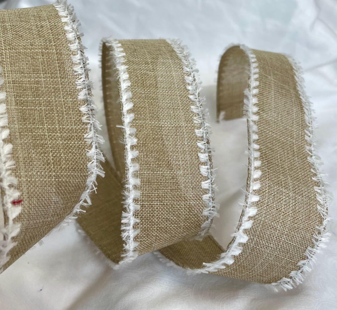 Tan With White Fluffy Edge - Etsy