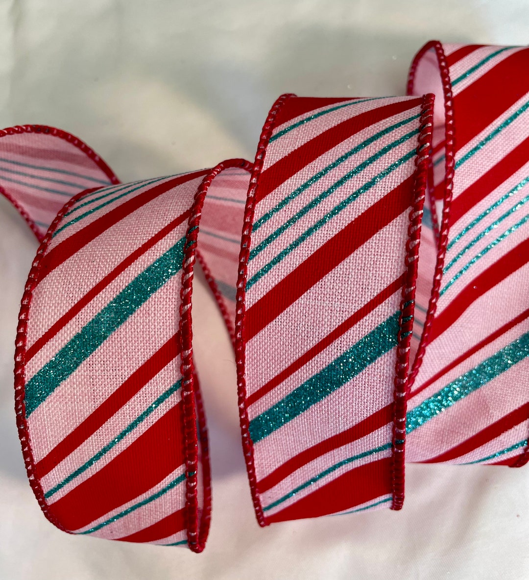 Glitter Peppermint Stripe - Etsy