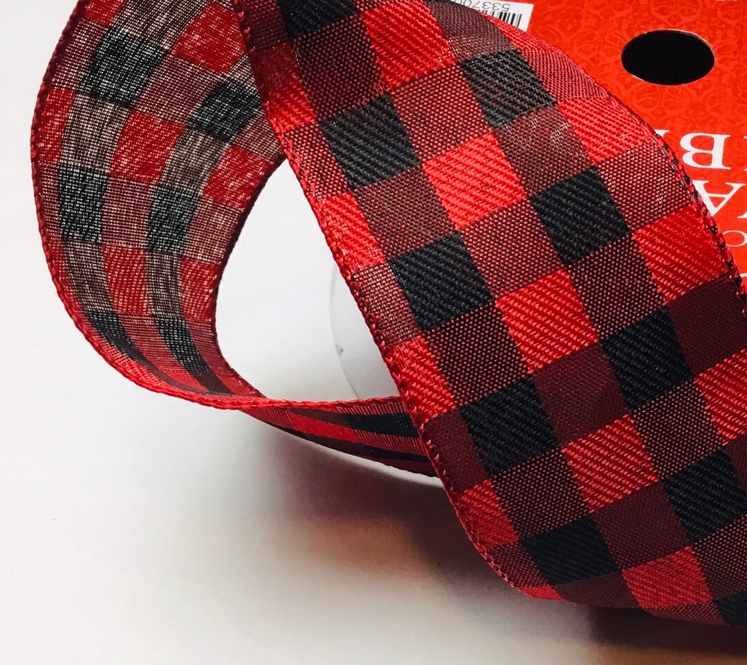 Red and Black Check - Etsy