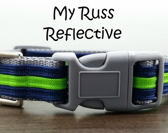 Seattle Seahawks Dog Collar - Etsy