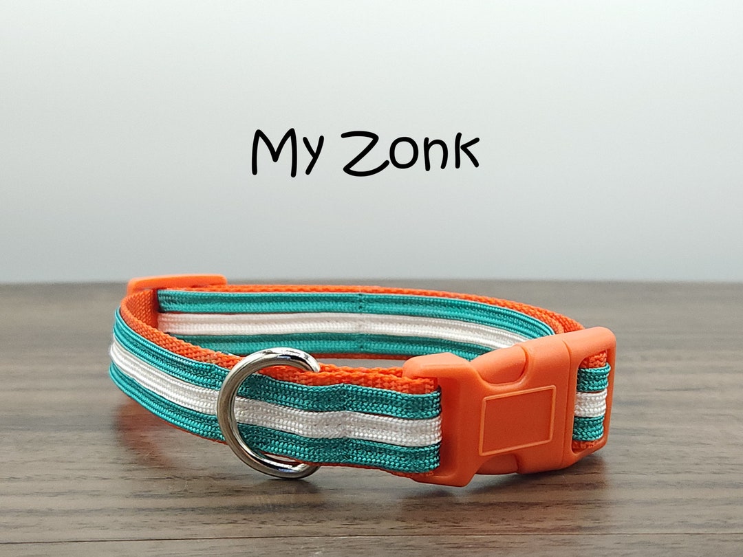 Miami Dolphins Dog Collar, Quick Release NFL Dog Collar, Sports Dog ...