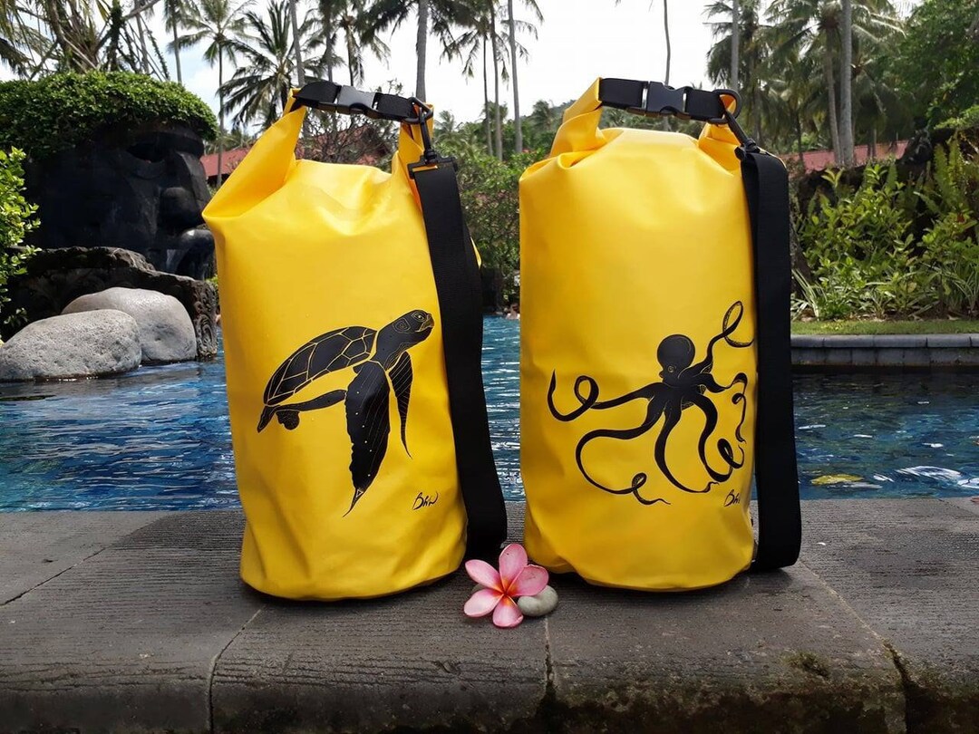 Waterproof Dry Bag - Dry Sack - 15 L - Turtle or Octopus - Etsy