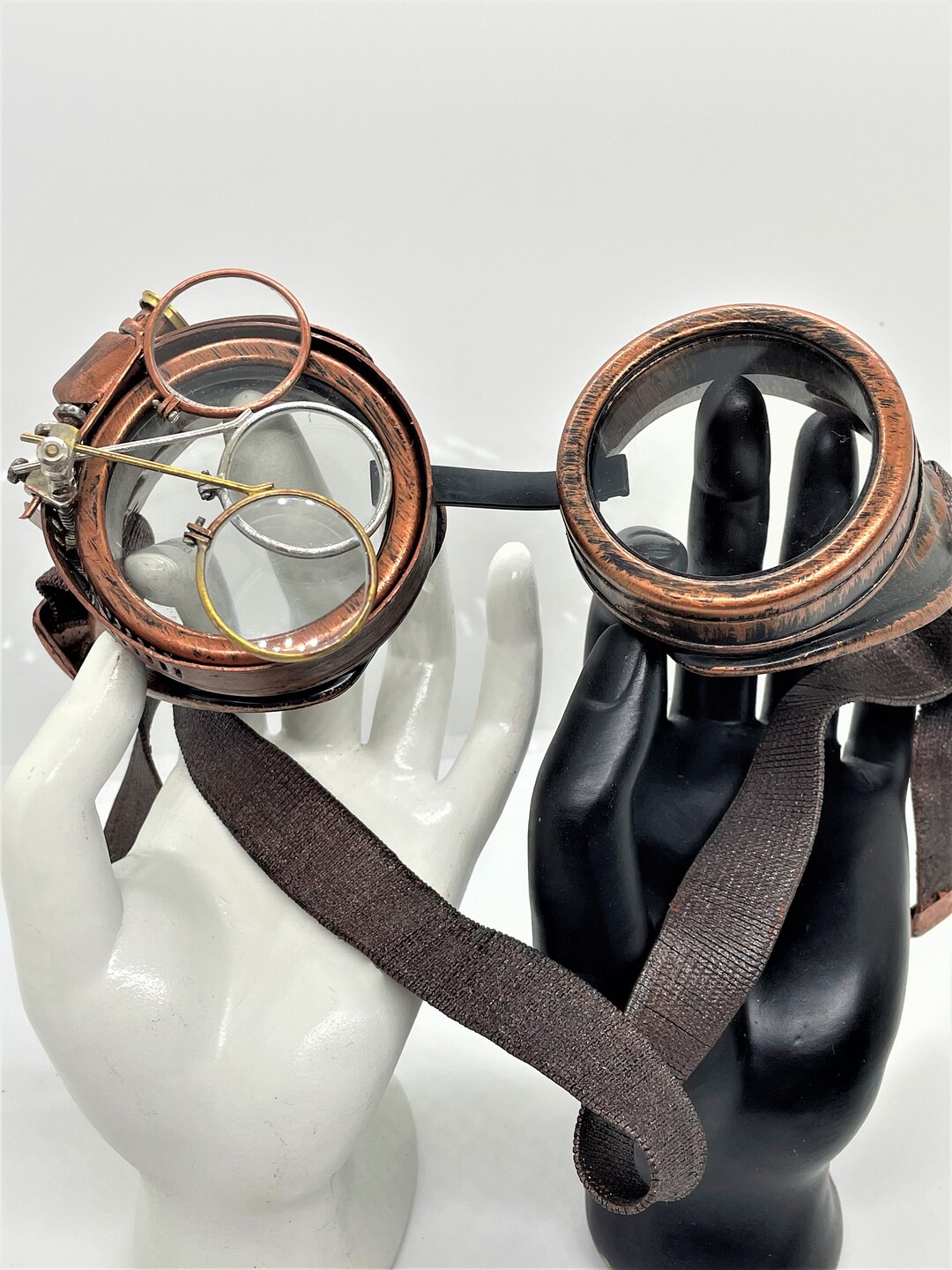 Steampunk Altered Welding Aviator Time Traveler Goggles With - Etsy