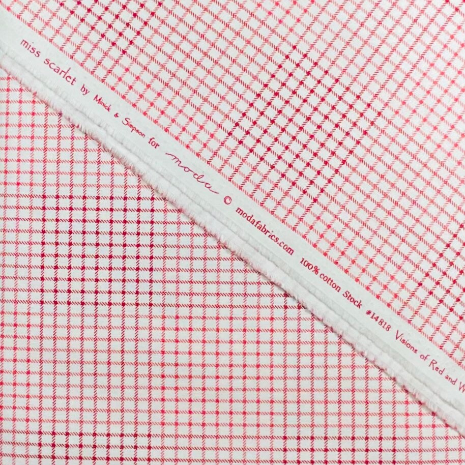 Miss Scarlet by Minick & Simpson for Moda 100% Cotton - Etsy