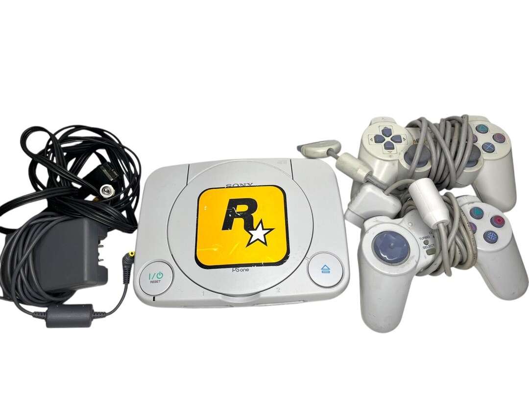 Sony Playstation Psone Console 2 Controllers 19 Games Tested Works - Etsy
