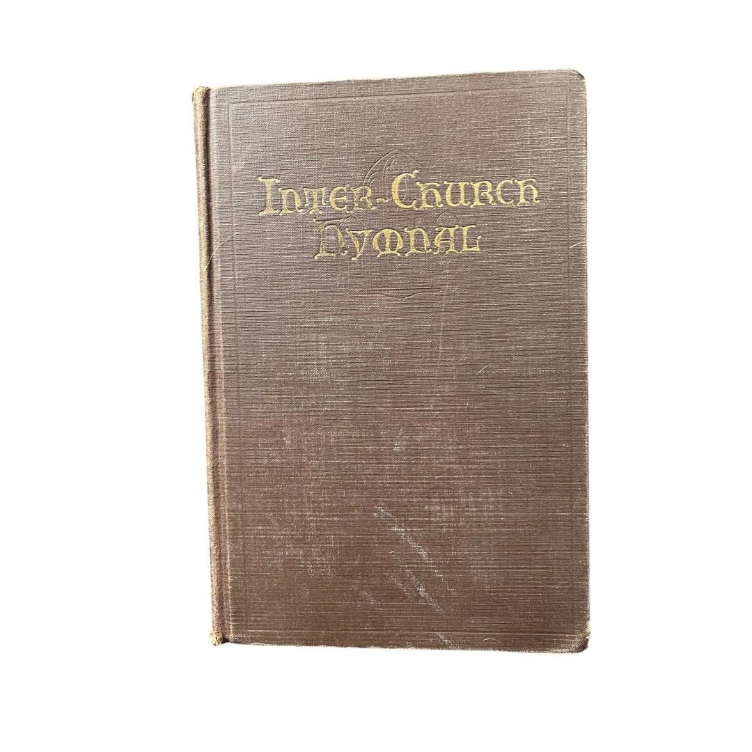 Inter-church Hymnal – Vintage Christian Songbook, Christ Worship Hymns ...