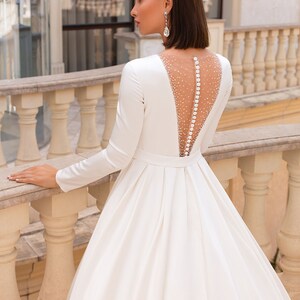 Wedding Dress 'VOLAR'/ Bridal Gown Wedding Dress Open | Etsy