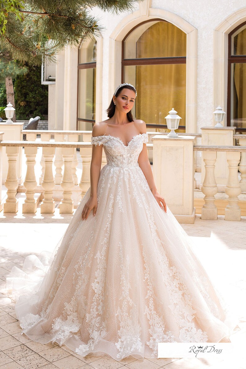 Wedding Dress '0251'/ Bridal Gown Wedding Dress Open - Etsy