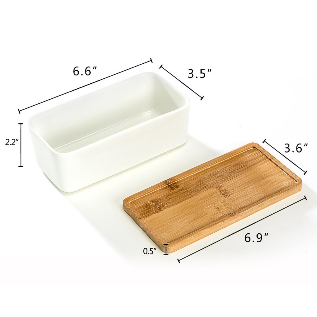 White 6..9 Rectangular White Ceramic Pot for Succulent Plants With ...