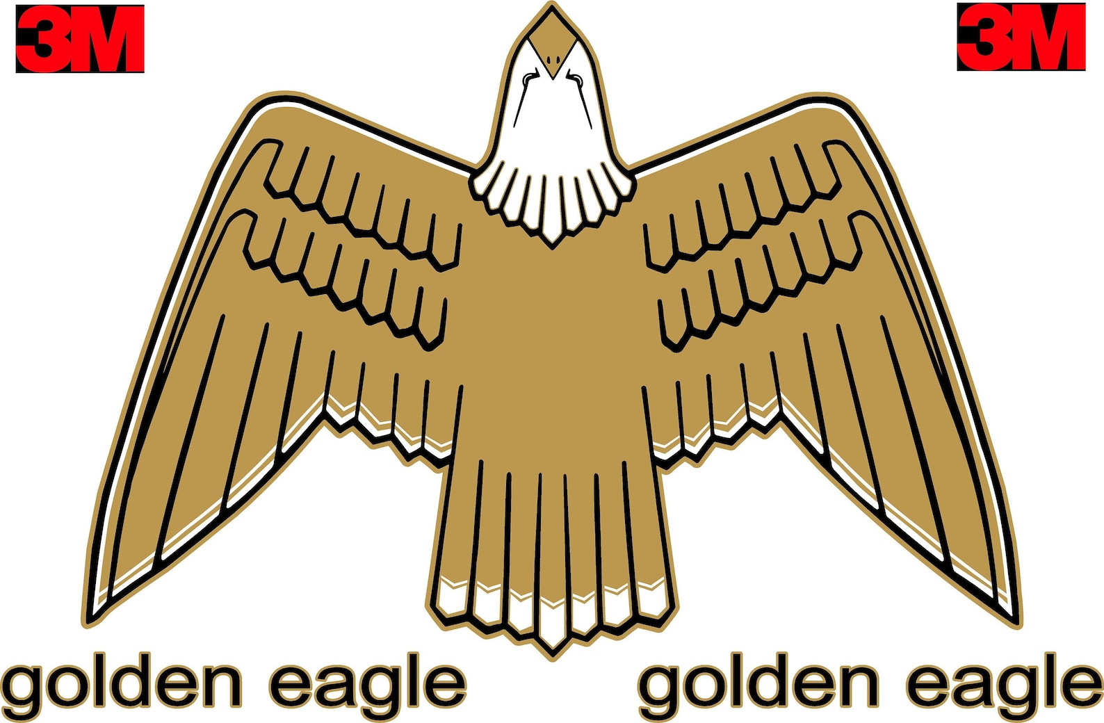 Golden Eagle Vinyl Decal Sticker Decal Kit 3M - Etsy