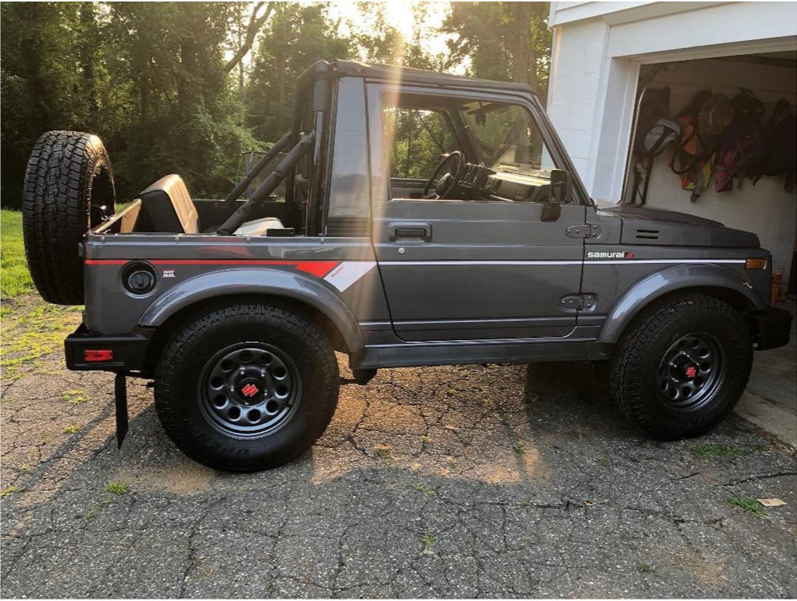 Suzuki Samurai Decals Lines Stickers Calcomanias Graficas Red, Blacl ...