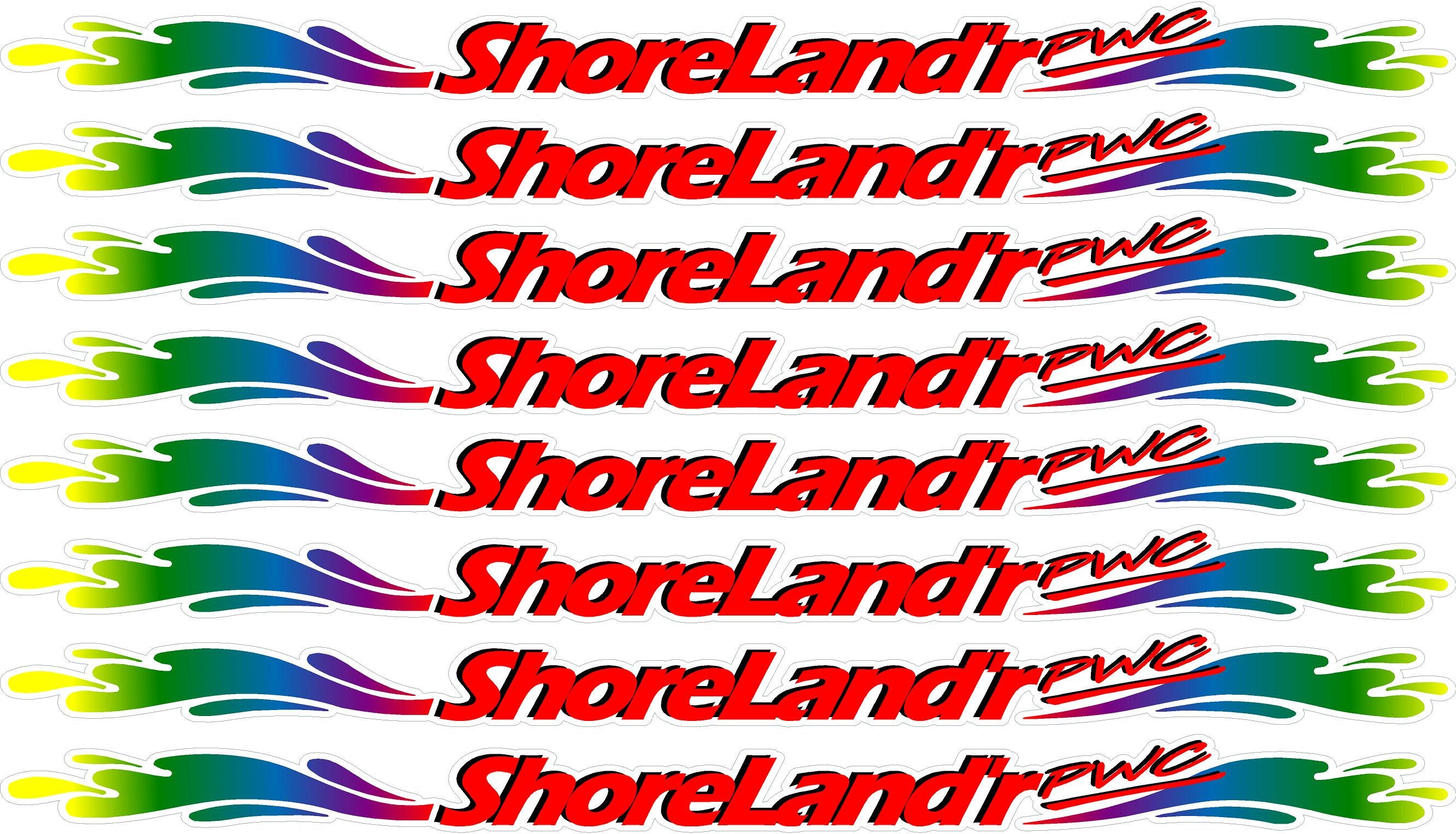 SHORELAND'R JETSKI TRAILER Decal Sticker Decal - Etsy Canada