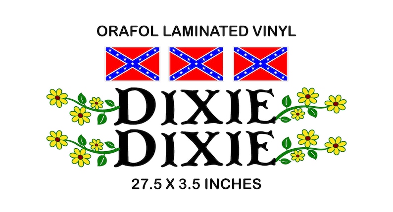 Jeep Dukes OF Hazzard DIXIE HOOD Side Replica Decals Stickers Gloss ...