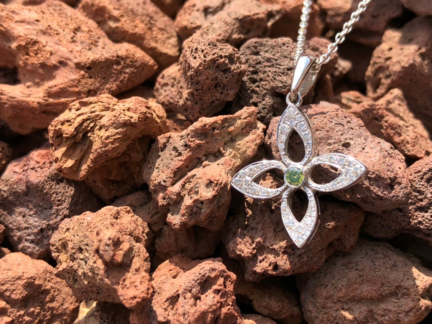 The Green Flowering PENDANT - Etsy