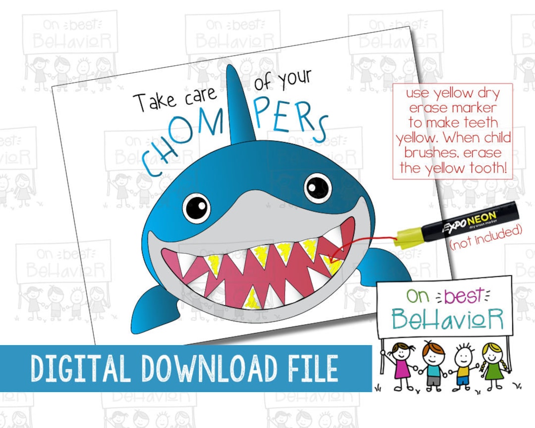 Brushing Teeth Chart Daily Weekly Routine Kids Toddler Brush Teeth ...