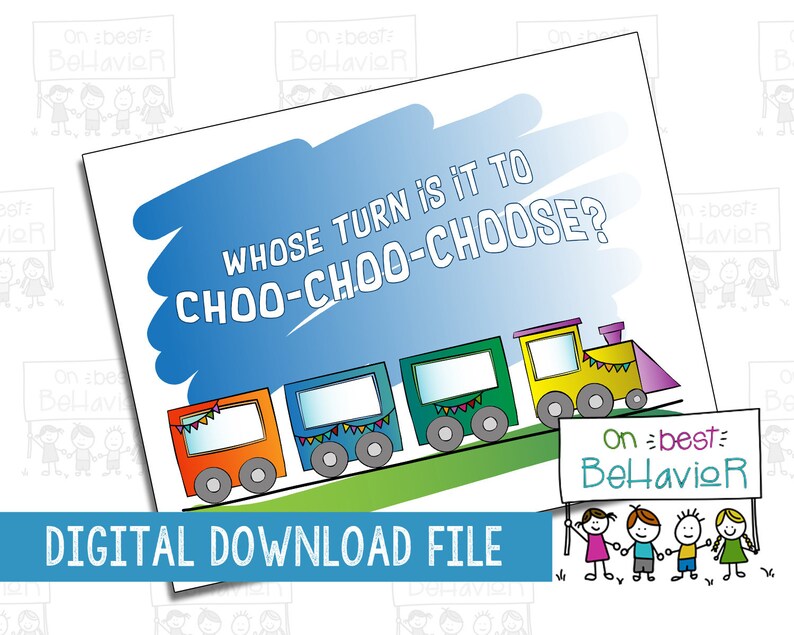 Whose Turn Chart Kids Toddler Autism Visual ABA Therapy Taking Turns ...