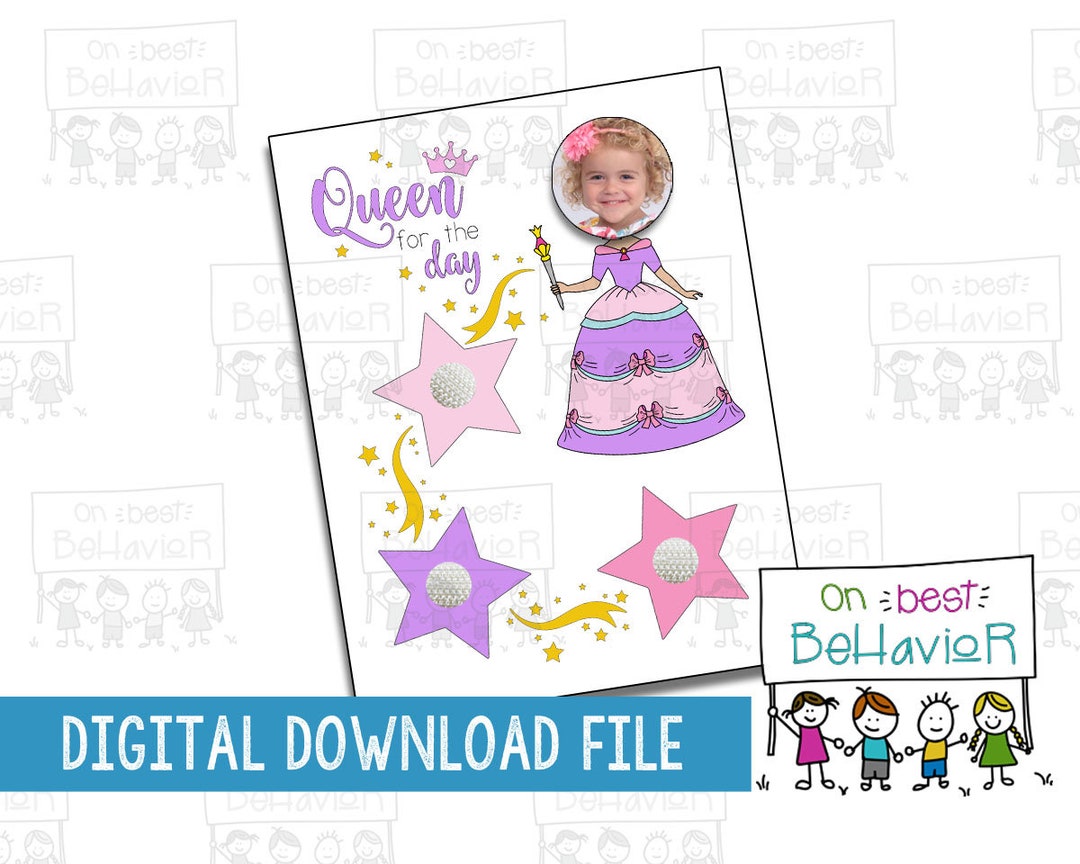 Taking Turns PECS Queen Princess Girl Cute Turn Chart Kids Toddler ...