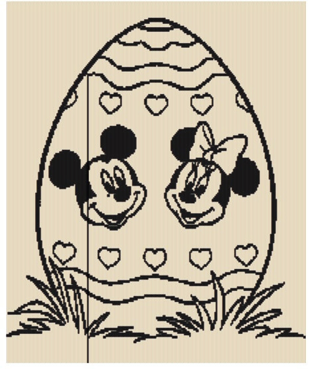 Mickey & Minnie Easter Book Fold - Etsy