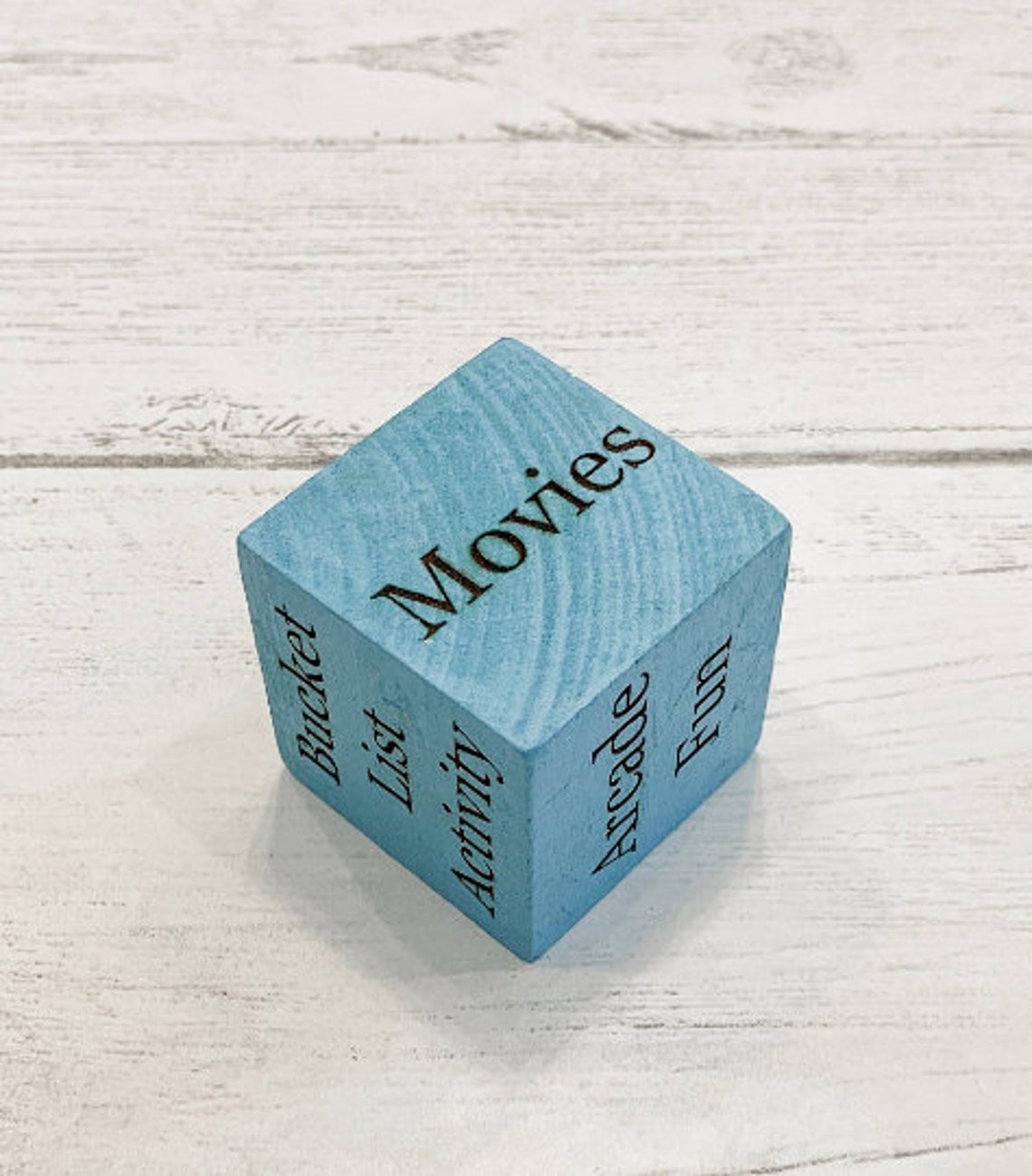 Custom Wooden Dice, Dice Family Night Dice, Date Night Die, Teacher ...