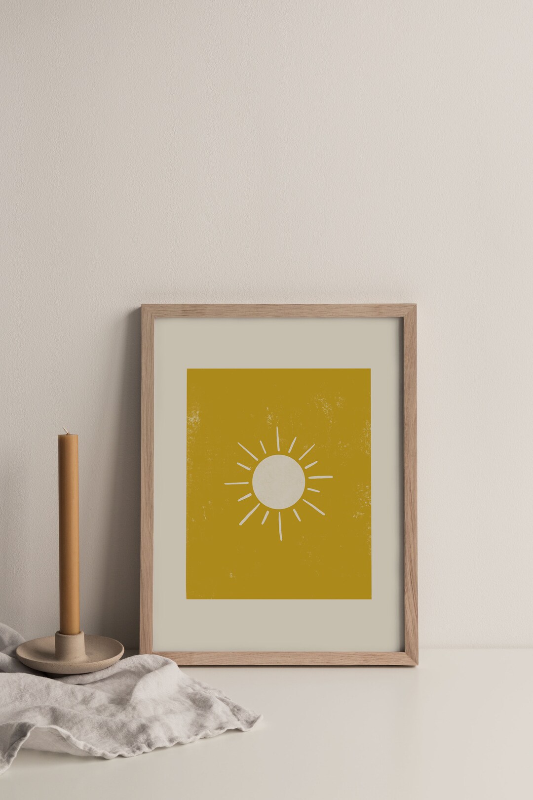Sun Print Instant Download Illustration Kids Room Wall Art - Etsy