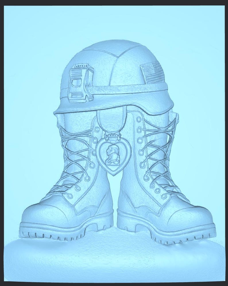 Fallen Soldier STL File for CNC Carving & 3D Printing | Memorial 3D ...